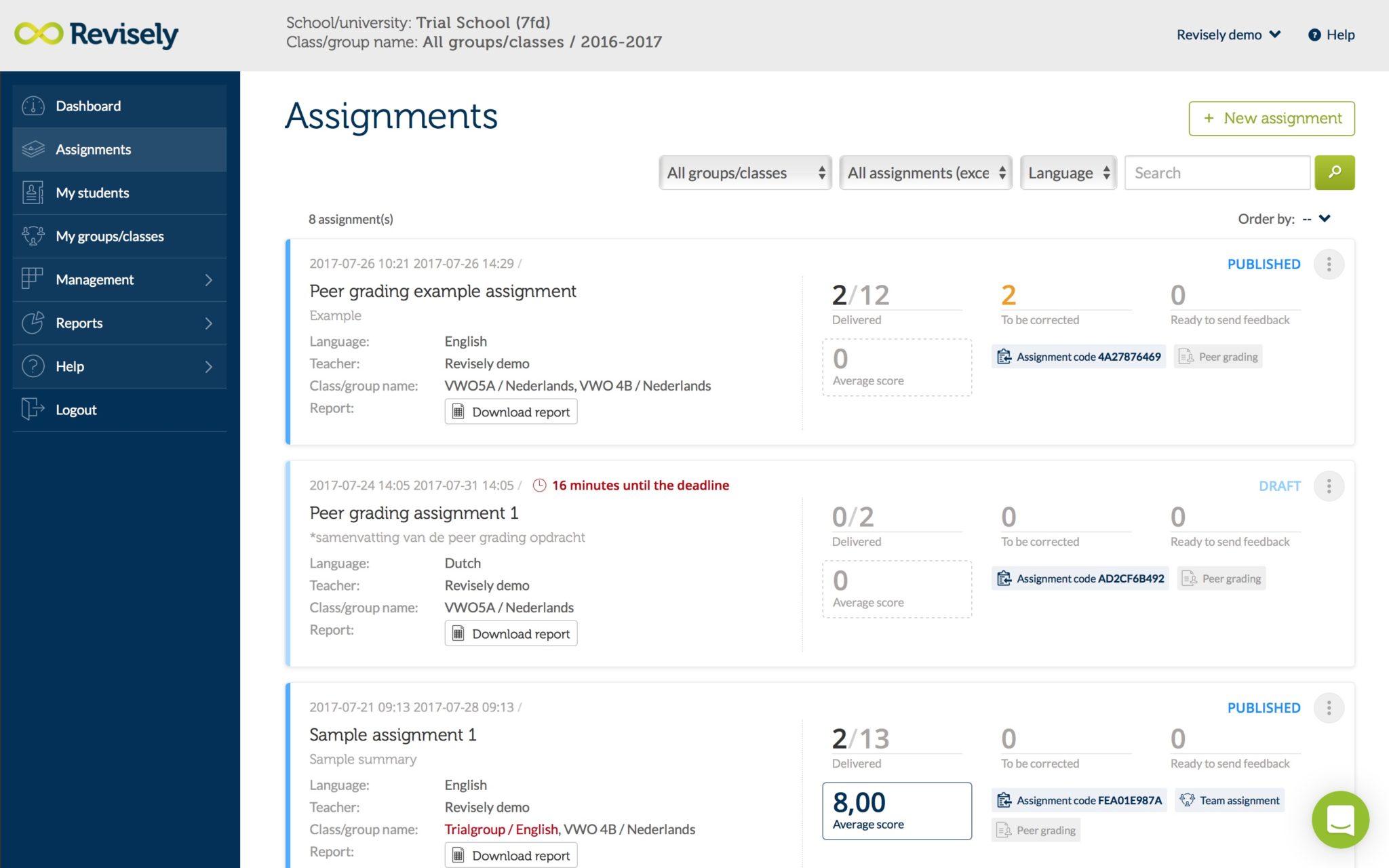 Revisely New release: Revisely now a broad tool for all courses at ...