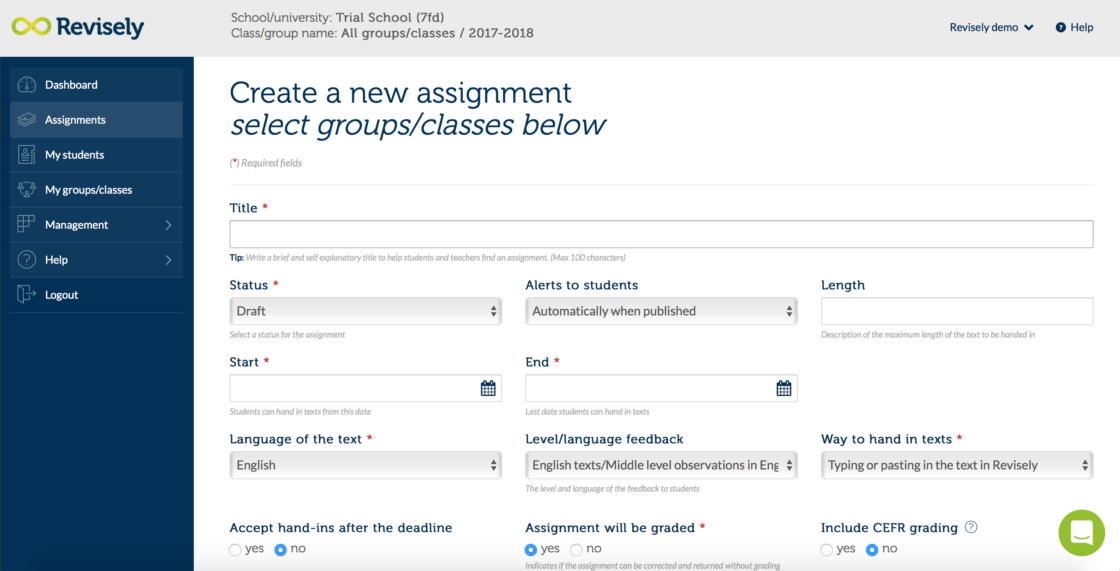Revisely For teachers - Revisely