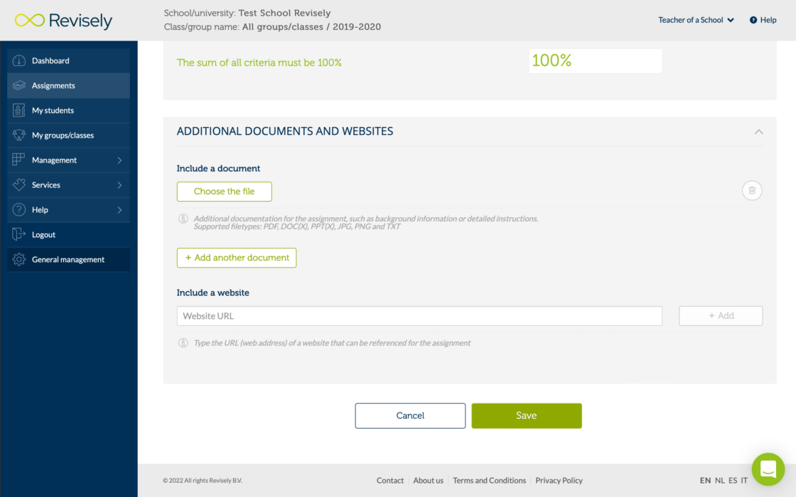 Revisely New assignment - Revisely