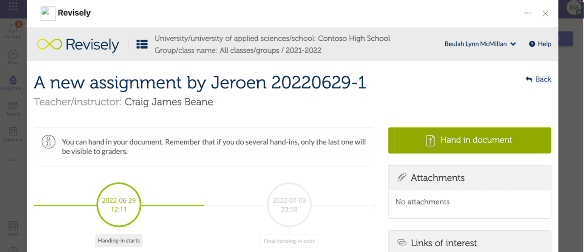 Revisely Studenten/leerlingen die opdrachten inleveren - Revisely